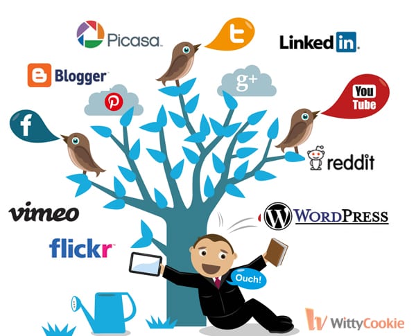 Integrate social media | WittyCookie